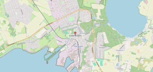 Byer - Kort over Danmark